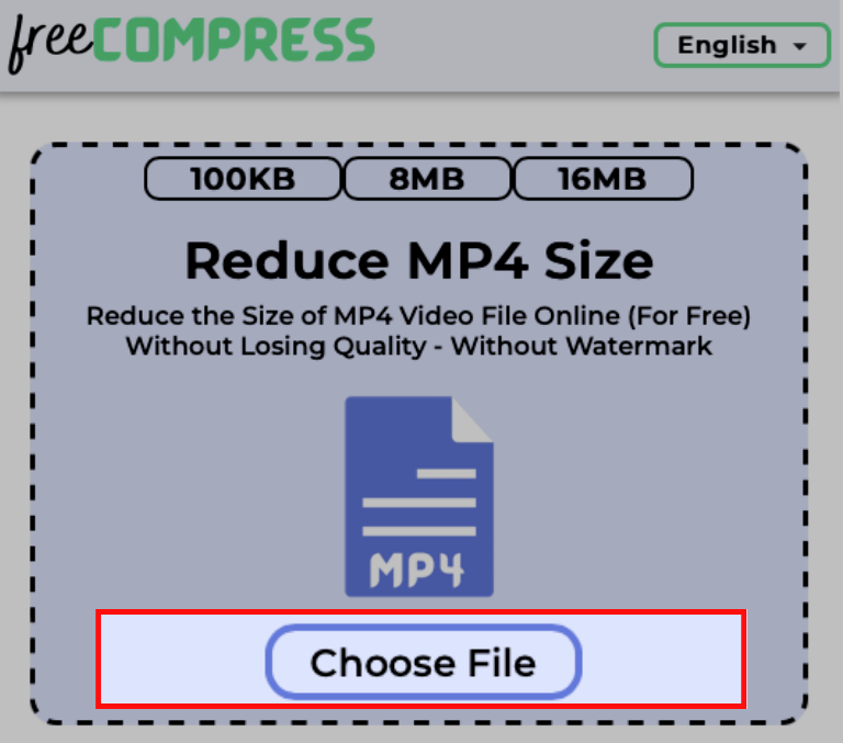 Reduce MP4 File Size Online Free 
