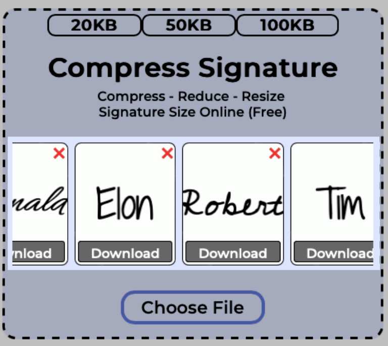 Compress Signature: Reduce Signature Size Online! (Free)